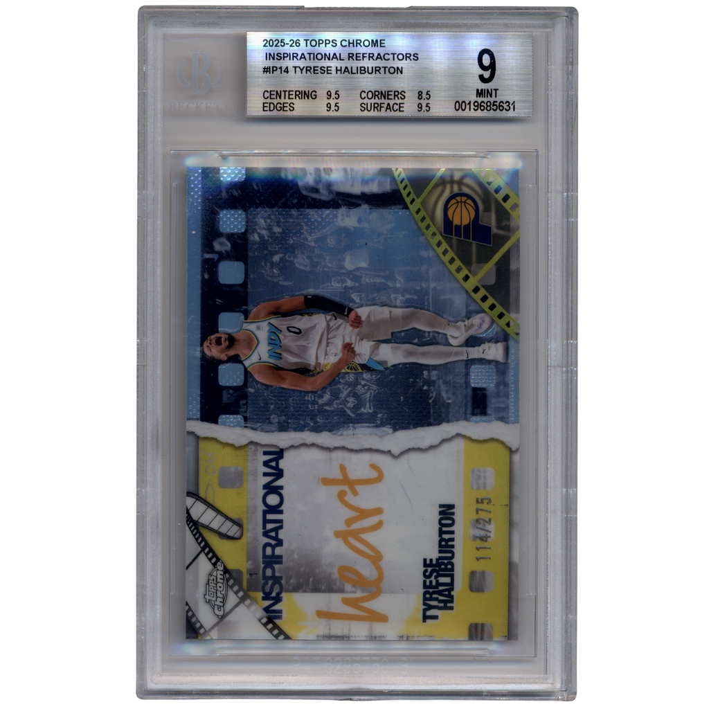 2025 Topps Chrome Tyrese Haliburton Inspirational /275 - BGS 9 ...